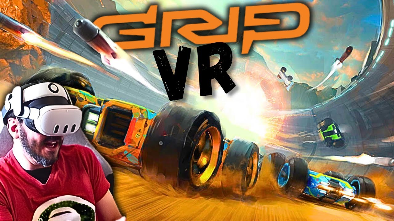 The BEST VR Combat Racing Game // GRIP VR Gameplay - YouTube