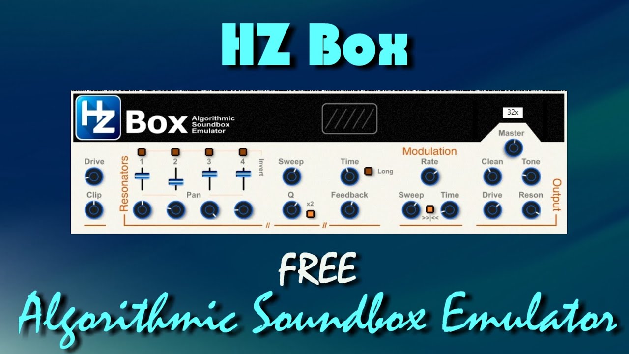 Hz Box | FREE Algorithmic Soundbox Emulator - YouTube