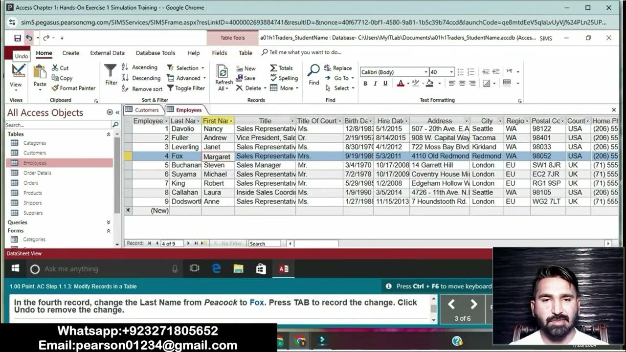 Access Chapter 1 Hand On Exercise 1 Simulation Training/Ch1 Hand On Exercise 1 Simulation ...