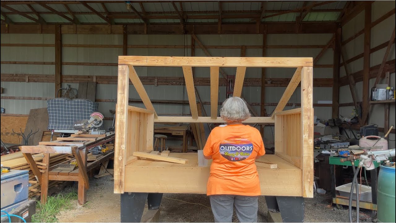 Firewood Stand Build! Part 1! #395 - YouTube