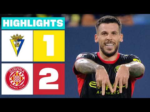 CÁDIZ CF 1 - 2 GIRONA FC | RESUMEN LALIGA HYPERMOTION