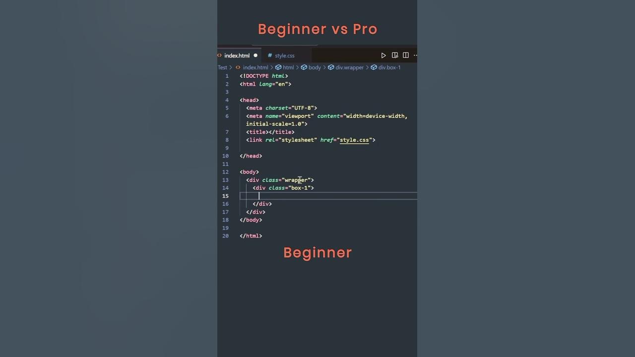 CSS: Beginner vs Pro Developer #csstricks - YouTube