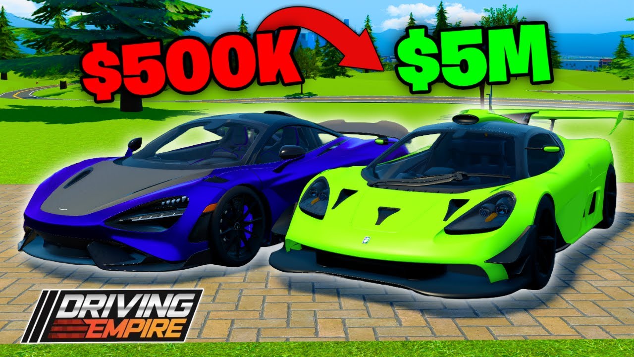 $500,000 vs. $5,000,000 Car In ROBLOX Driving Empire! - YouTube