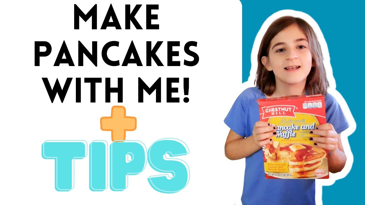 Making Pancakes with Alexis | Kids cooking - YouTube