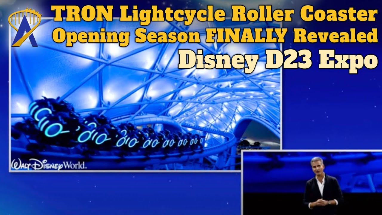 TRON Lightcycle / Run FINALLY Opening In Spring 2023 - Disney D23 Expo ...