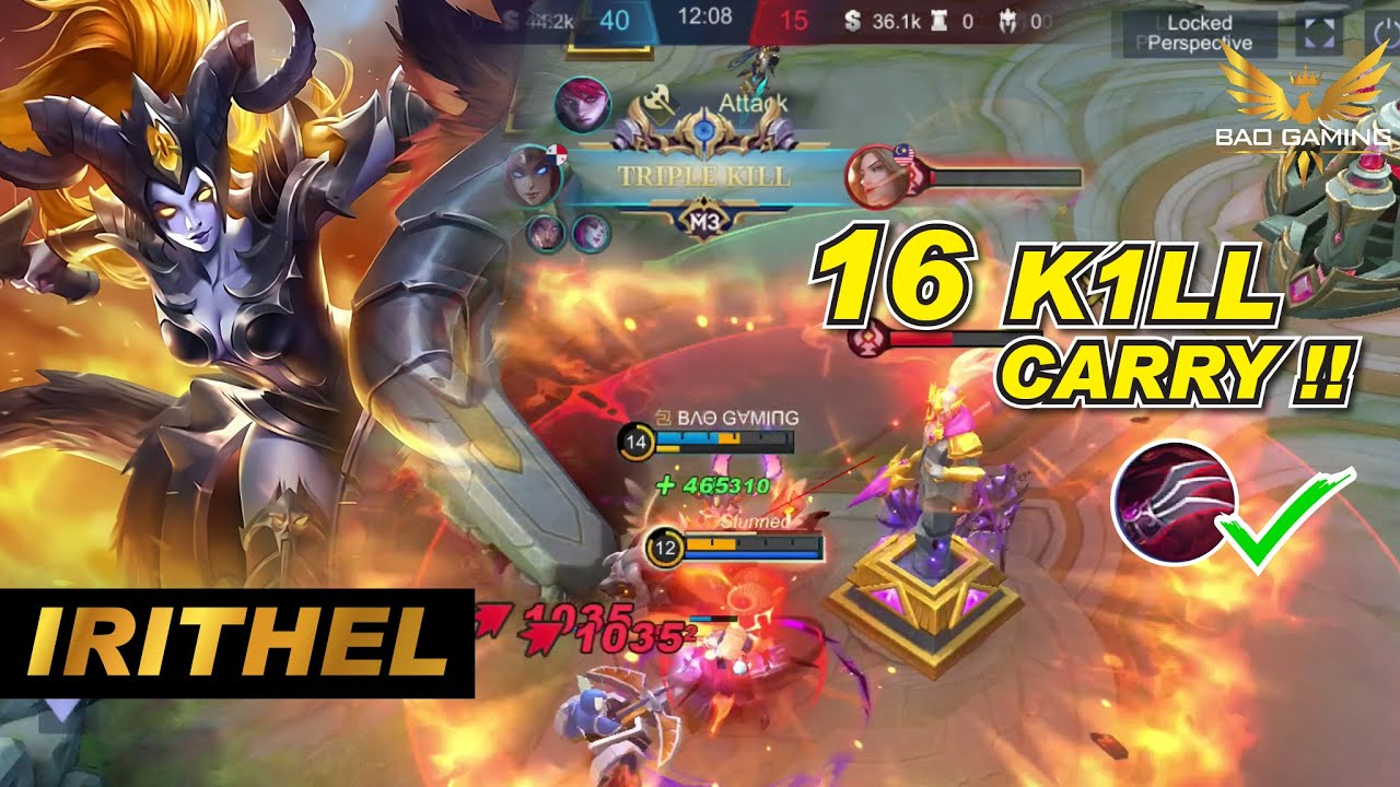 Irithel Best Build and Emblem Set 2022 | Hellfire Epic Skin Gameplay ...