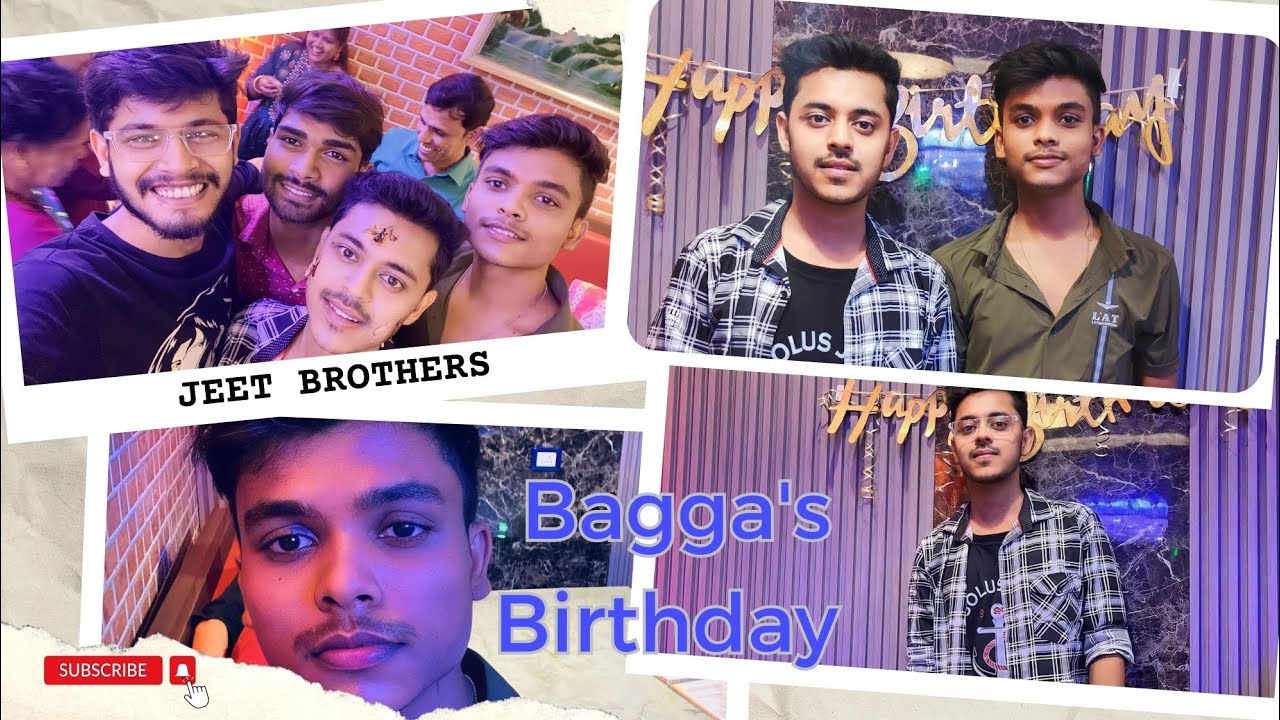 Bagga's Birthday Vlog | Party | Jeet Brothers - YouTube