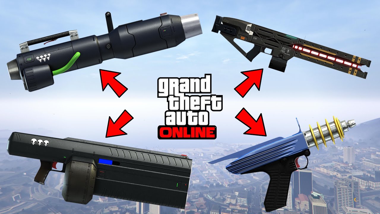 GTA 5 AVOIR TOUTE LES ARMES ALIEN SUR PS4/PS5 EN 1.70 - YouTube