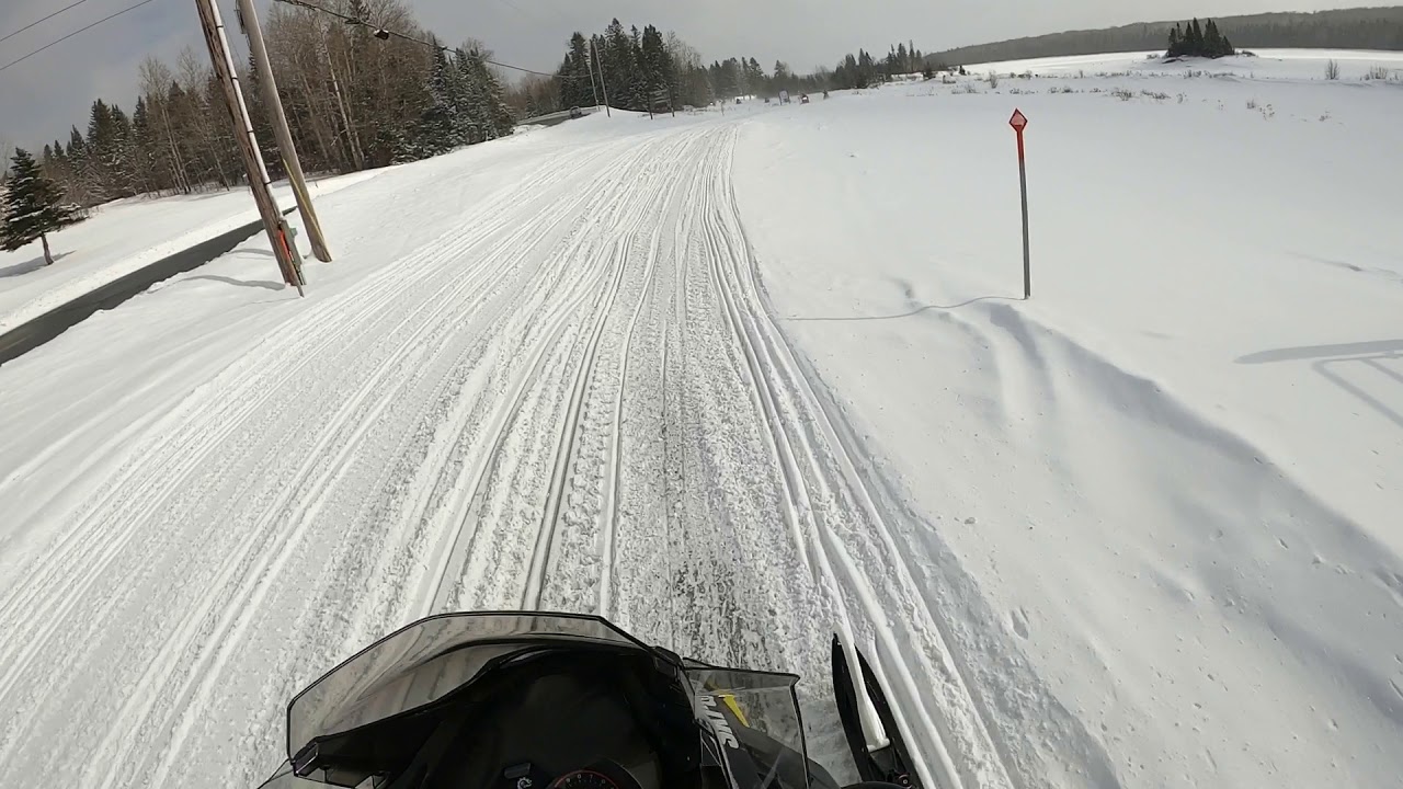 Pittsburg NH snowmobile trails “what is going on here” - YouTube