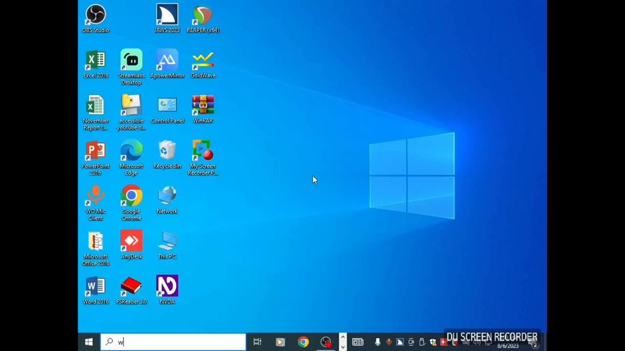 How to uninstall an app laptop and PC wit JAWS NVDA screen reader 2023 - YouTube