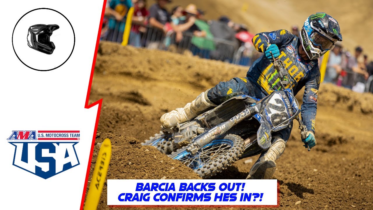 Christian Craig CONFIRMS MX2 ride for MXoN?! Barcia backs out, Craig ...