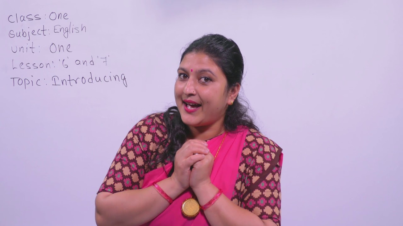 4. Class 1 | English | Introduction | Lesson 6 & 7 | - YouTube