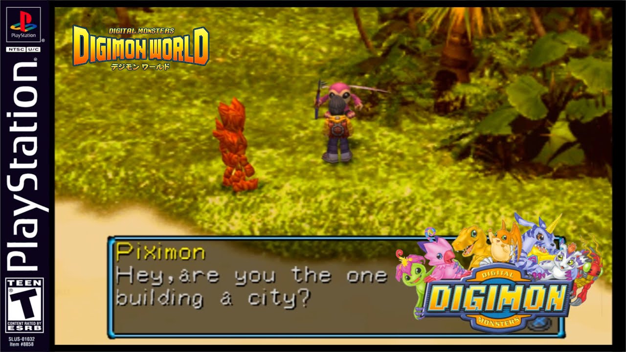 Digimon World PS1 - Gameplay Part.2 - YouTube
