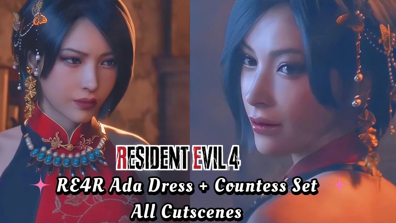 Resident Evil 4 Remake Seperate Ways Ada Dress + Countess Set All ...