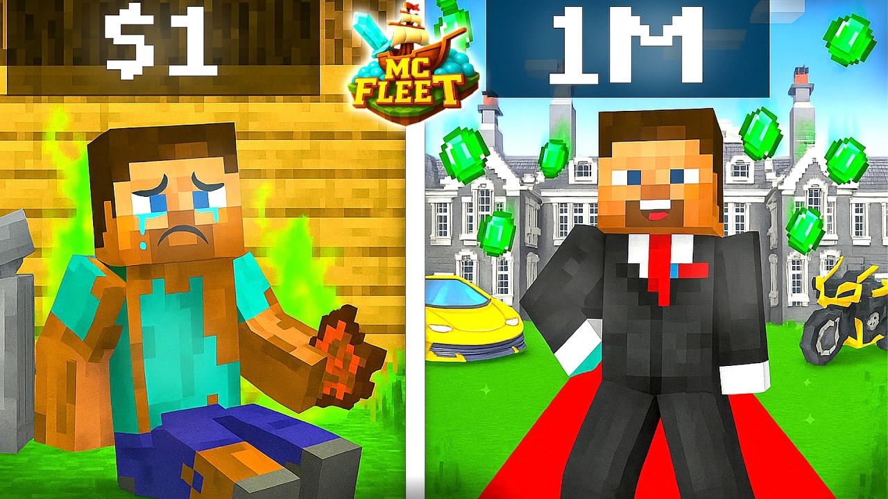 How I Made 1 Million Money FAST in McFleet Minecraft! - YouTube