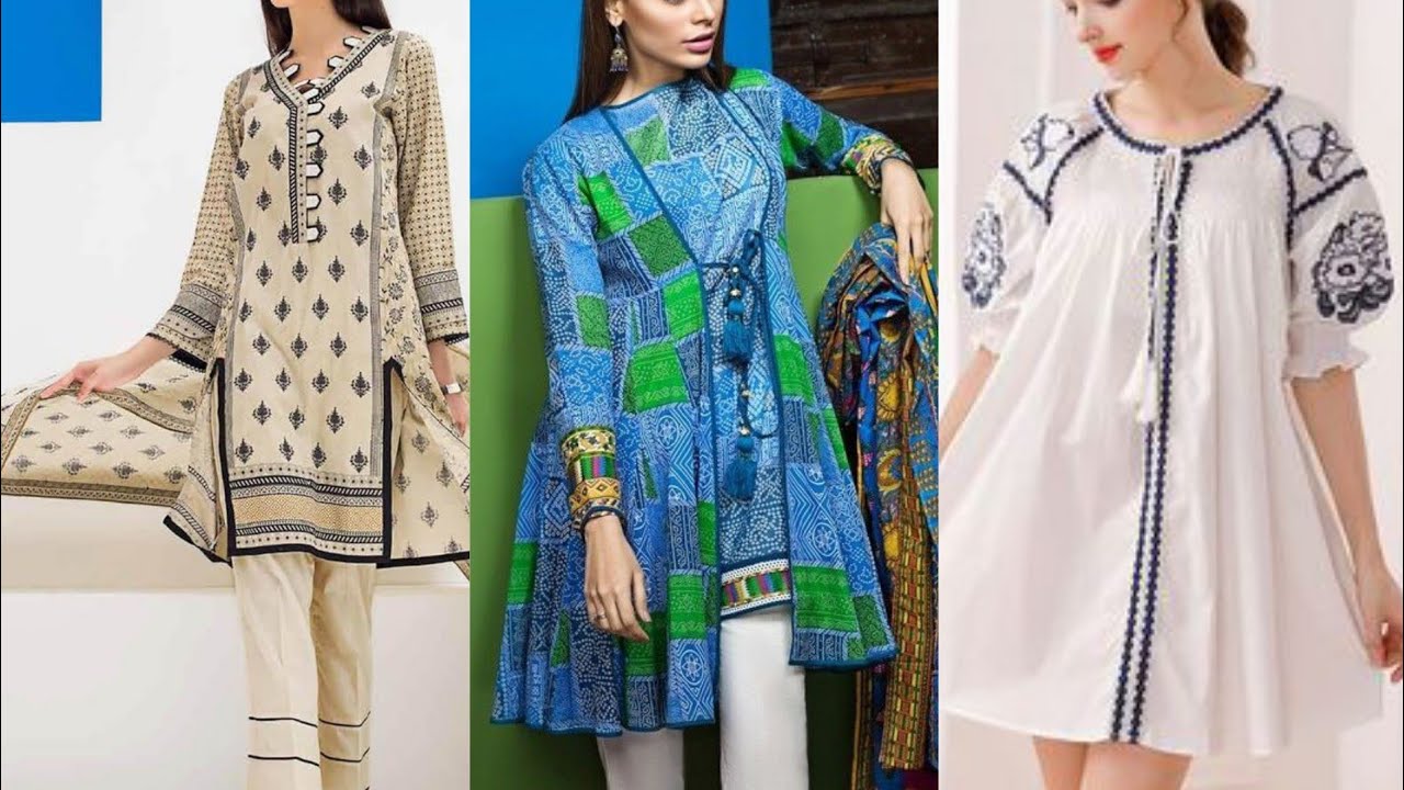 90 ever demanding dress designing 2021 ideas for girls, style hub - YouTube