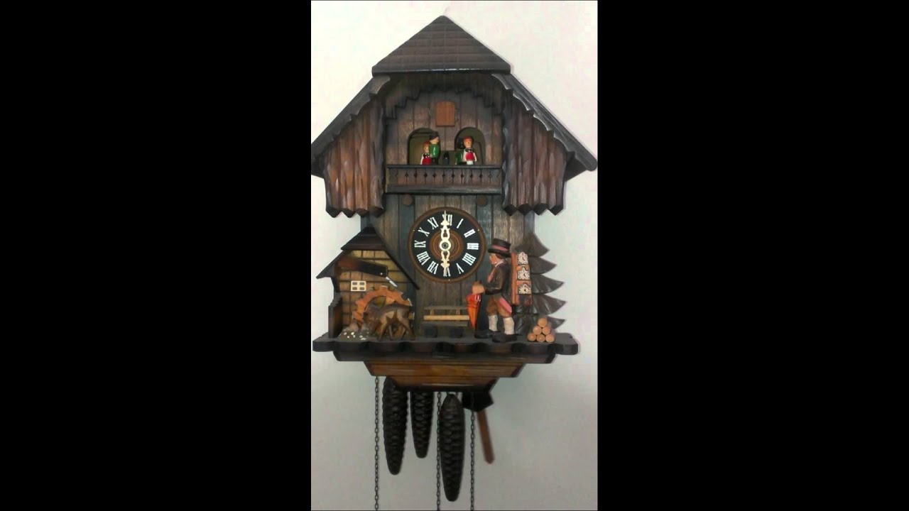 Cuckoo clock animation - YouTube