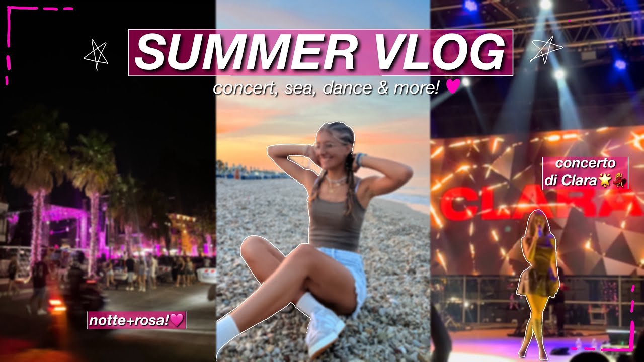 VLOG: concerto di Clara, notte rosa, danza & more!🩷🌟💃 - YouTube