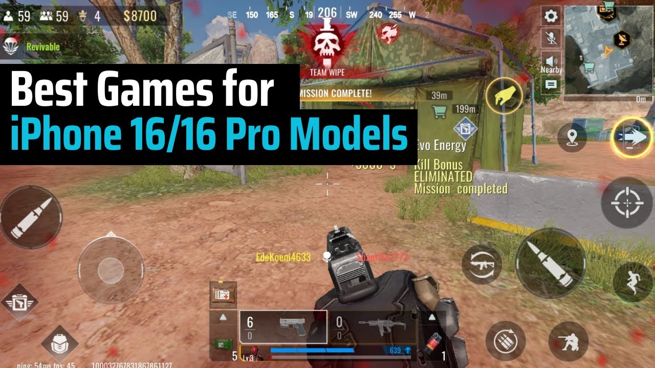 Best Games for iPhone 16 and 16 Pro Models - YouTube