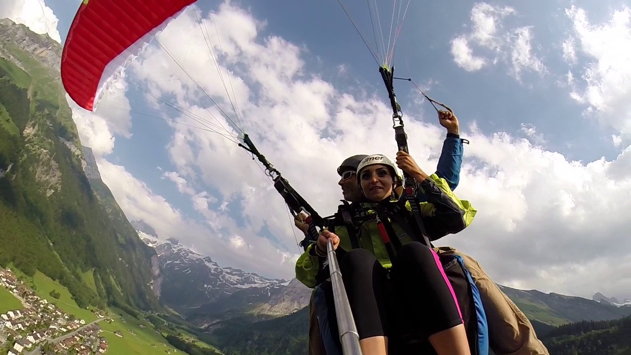 Swiss Alps Paragliding - YouTube