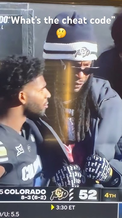 Shedeur Sanders 2Chains Reaction Travis Hunter Cheat Code For Colorado ...