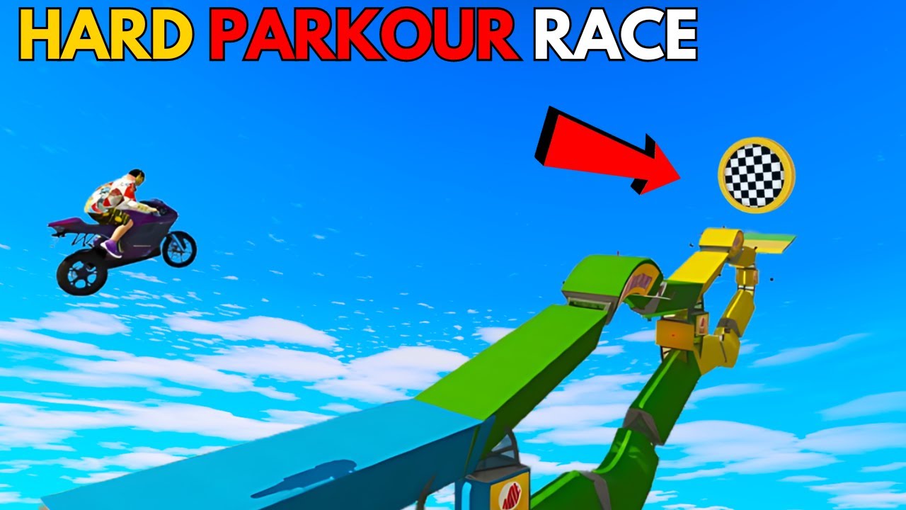 EPIC GTA 5 PARKOUR RACE WITH INSANE OBSTACLES! - YouTube