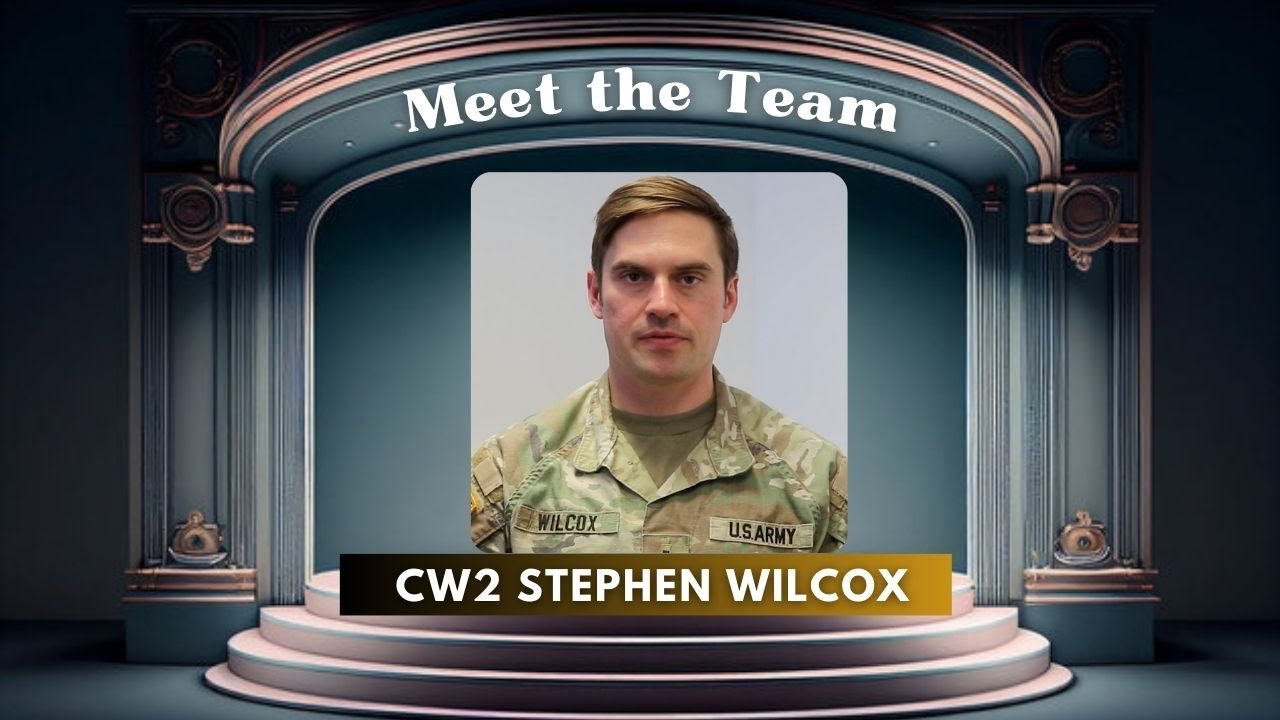 Meet the Team: Chief Warrant Officer 2 Stephen Wilcox - YouTube