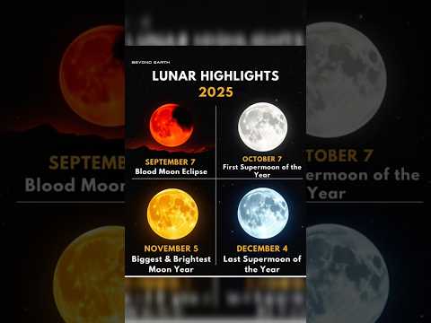 LUNAR HIGHLIGHTS 2025 🌕🌌 #space #lunar #lunarhighlights
