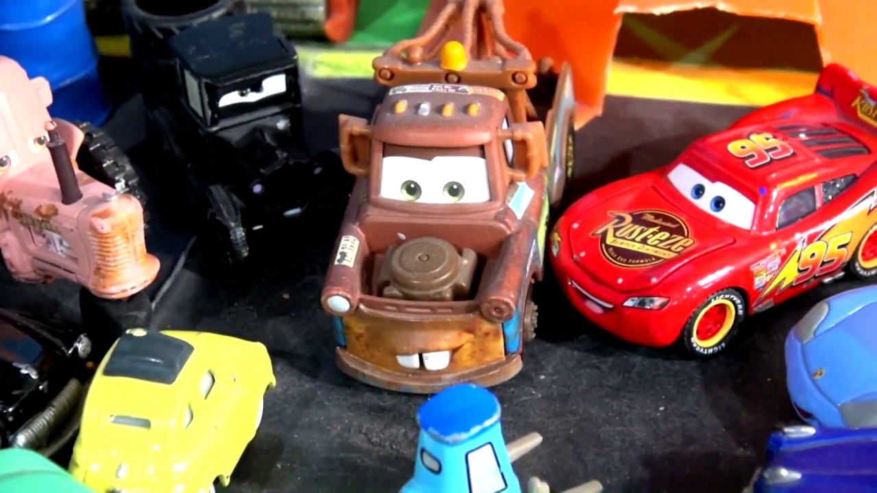 Pixar Cars Customs Rainbow Cars and The Lemons from Cars 2 Escape but ...