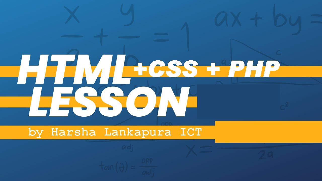 AL ICT || Unit 10 || Web Development || Lesson 18 - YouTube