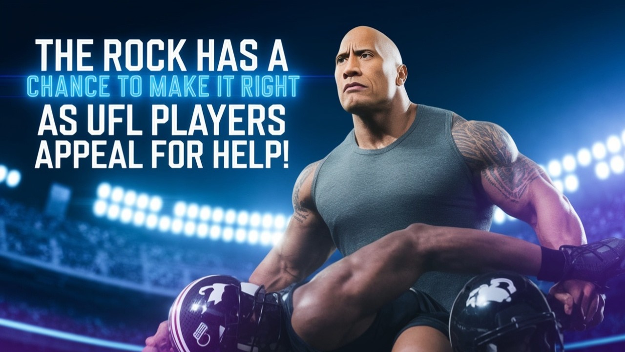 The Rock has a Chance to make it right as UFL players appeal for HELP ...