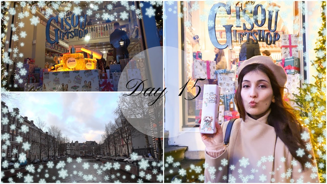 Going to Gisou pop-up giftshop in Amsterdam! | Vlogmas 2019 Day 15 ...