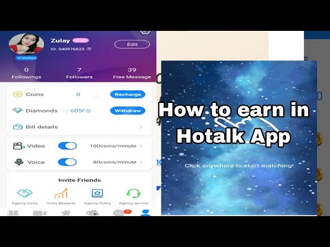 How to earn in Hotalk App (Matching and waiting calls) - YouTube