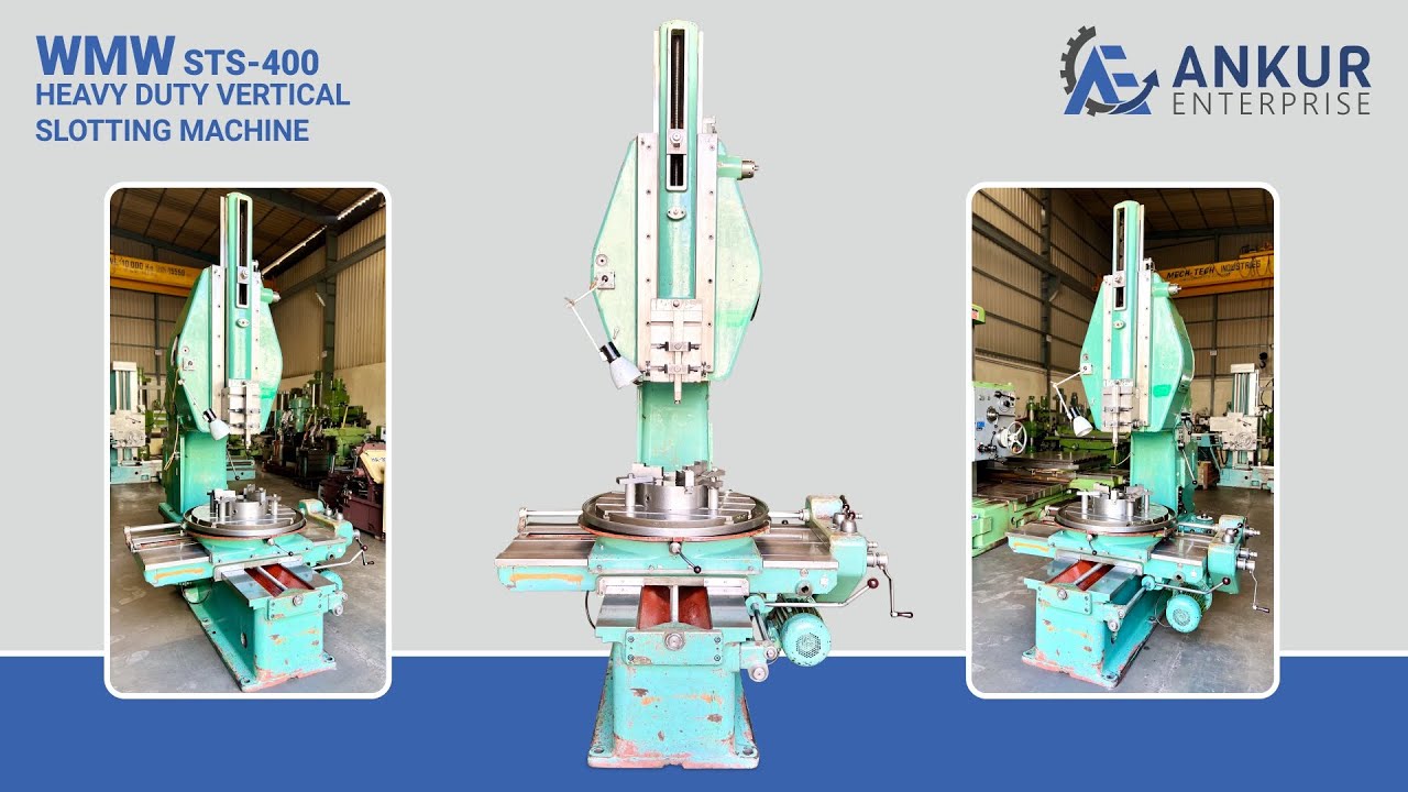 Heavy Duty Vertical Slotting Machine - WMW (GERMANY) STS-400 - YouTube