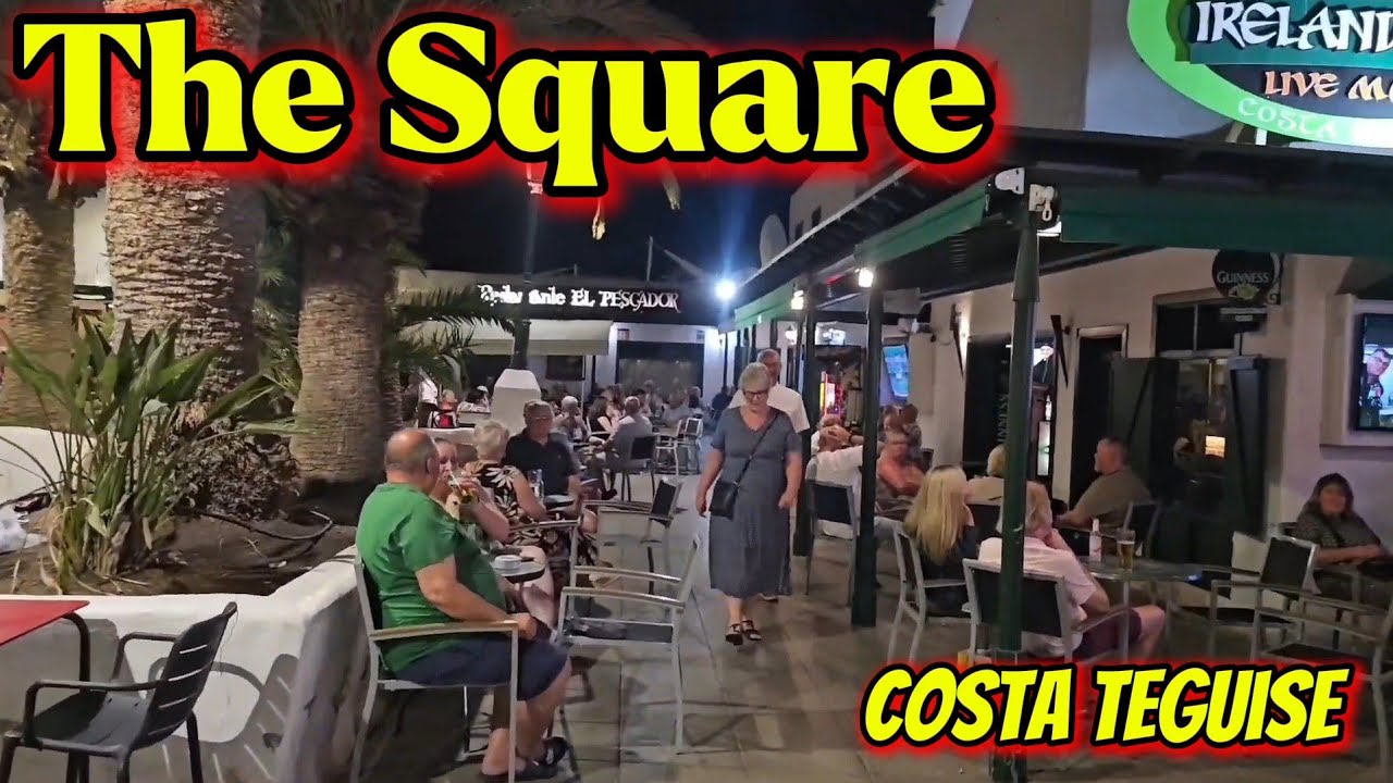 Costa Teguise Lanzarote nightlife in The Square 🥳😎 #Lanzarote # ...