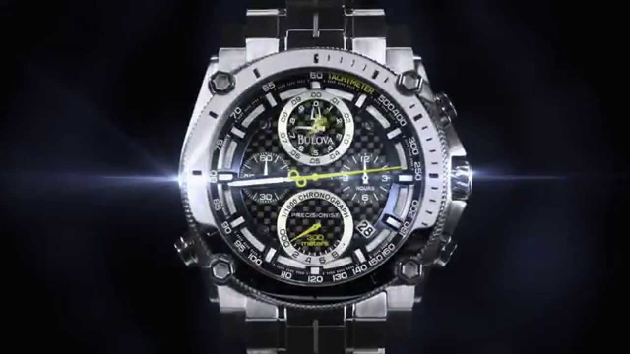 BULOVA PRECISIONIST 96B175 - YouTube