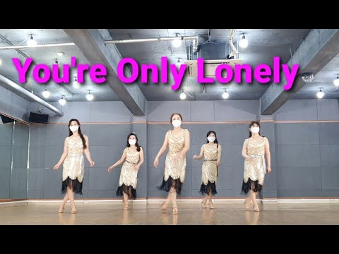 You're Only Lonely line dance (Beginner) Demo&Count - YouTube