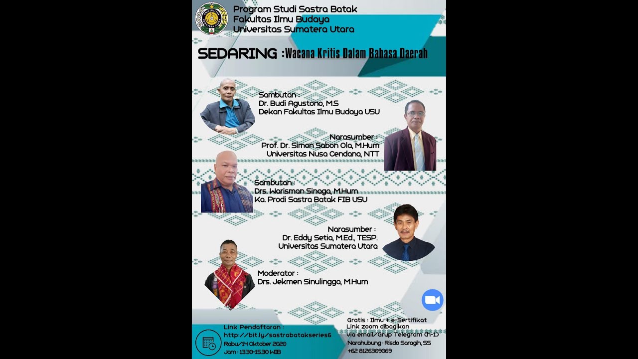 Sedaring : Wacana Kritis Dalam Bahasa Daerah, Program Studi Sastra ...