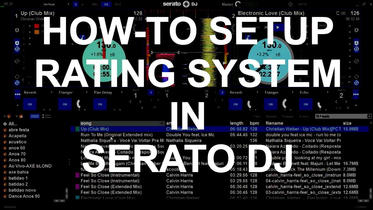 Serato DJ - How To Setup Rating System In Serato DJ - YouTube