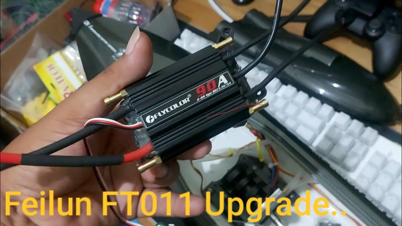Feilun - FT011 upgrade ESC Flycolor 90A + Battery Lipo 4S 5200Mah ...