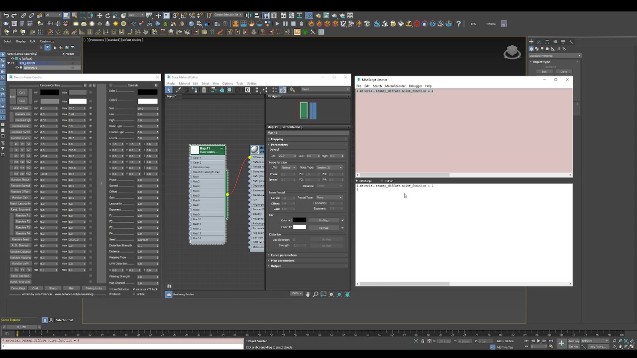 3ds max 2020 - bercon noise broken??? - YouTube