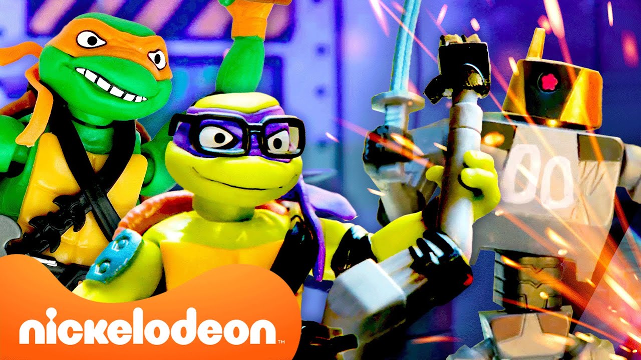 TMNT | ¡Las Tortugas Ninja pelean y le rompen los brazos al robot ...