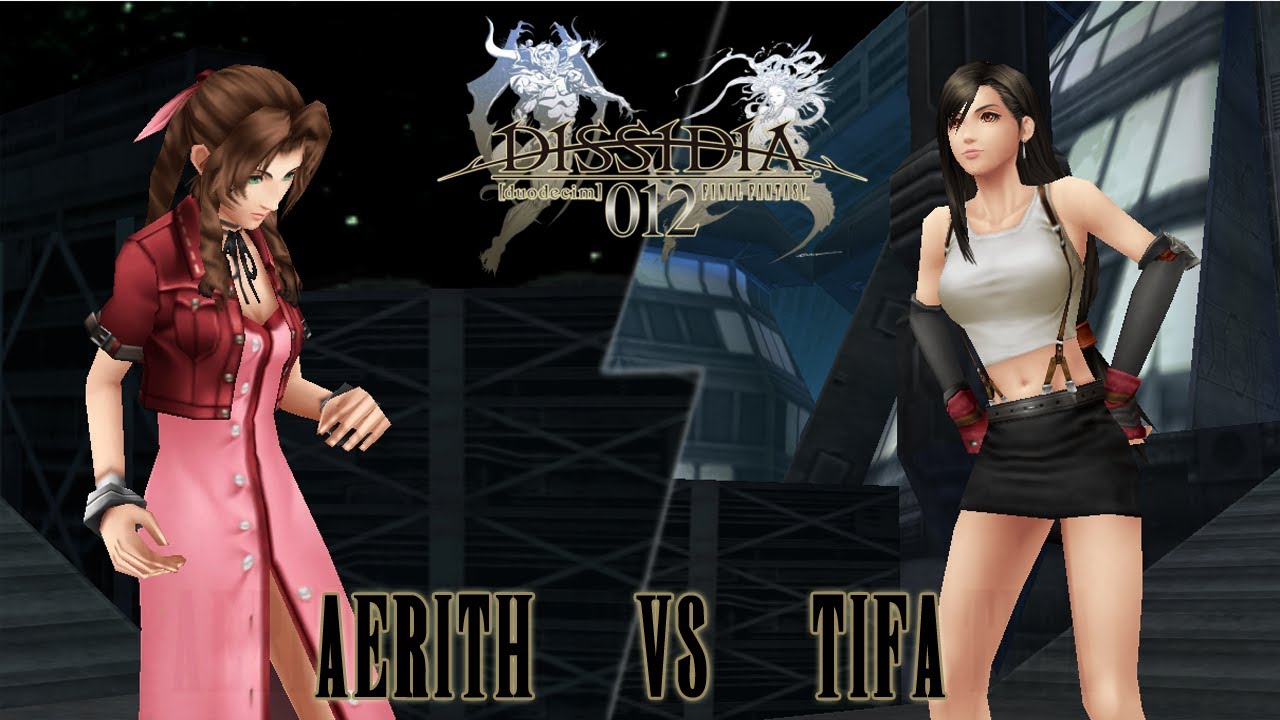 Dissidia 012 [HD] ۩ #27: Aerith (Terra DLC) vs Tifa in Midgar - YouTube