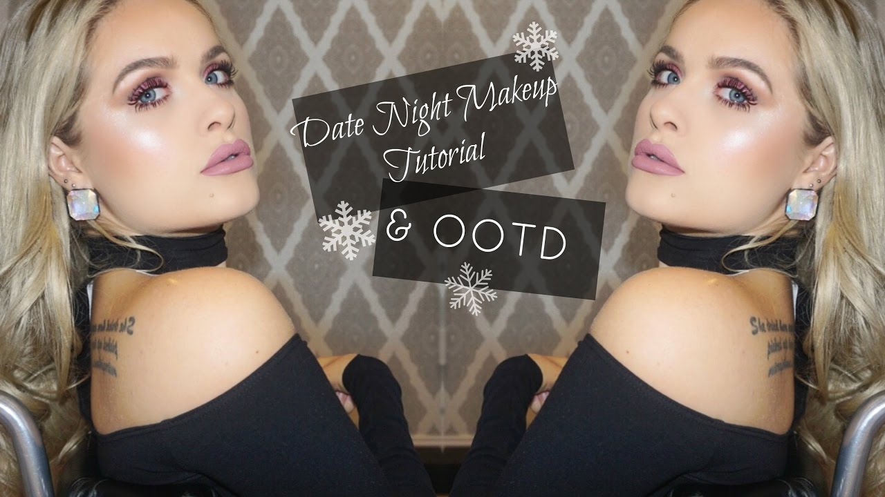 WINTER DATE NIGHT MAKEUP TUTORIAL & OOTD | Jordan Bone - YouTube