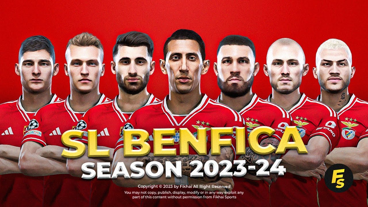 SL Benfica Facepack Season 2023/24 - Sider and Cpk - Football Life 2024 ...