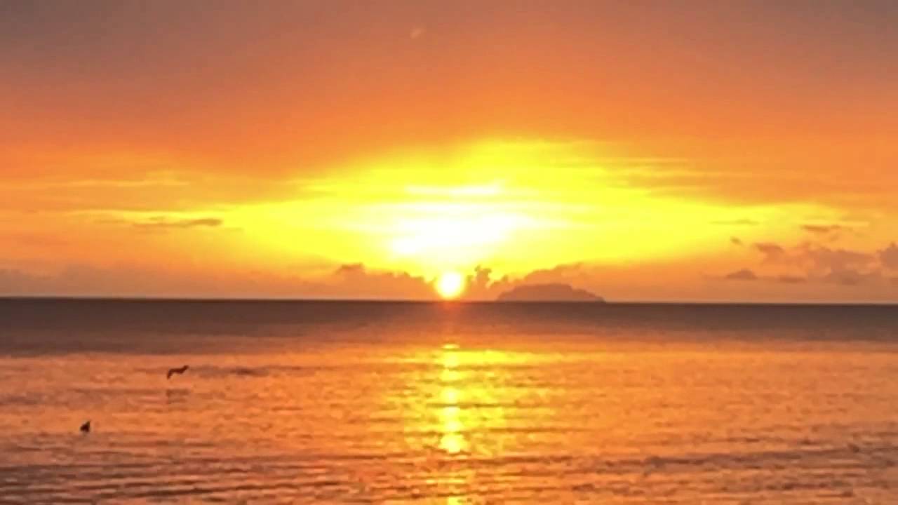 Sunset at Rincon beach, Puerto Rico - YouTube
