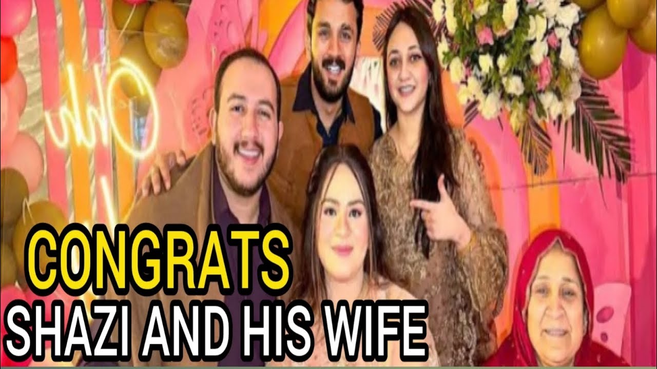 Shazi and his Wife becoming a parents Mashallah God Bharai ki rasam ...