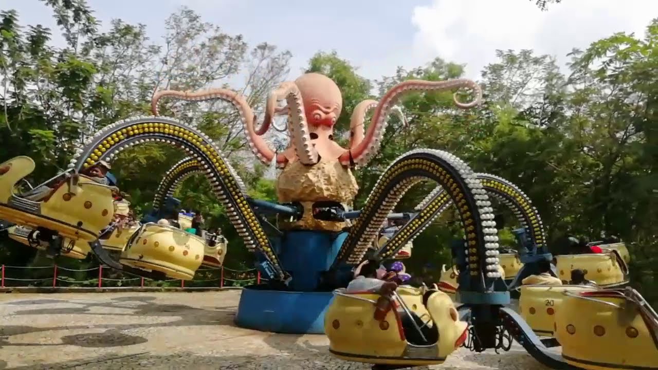 OCTOPUS RIDE | QUEENSLAND AMUSEMENT PARK | CHENNAI | TRIP CHART - YouTube