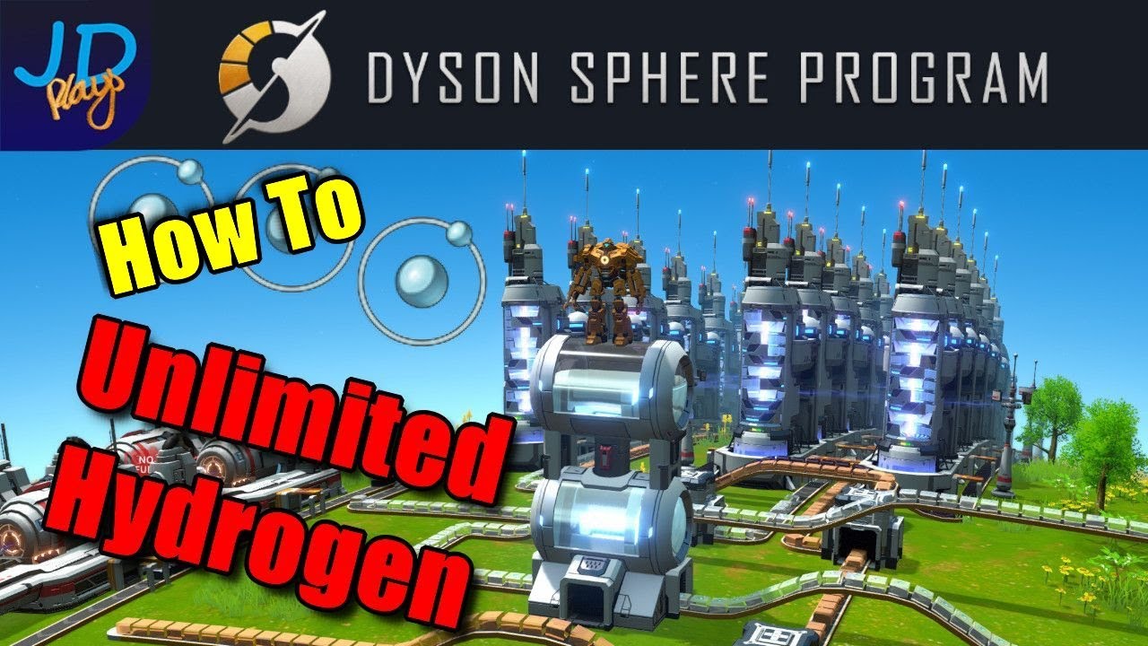 How to get Unlimited Hydrogen with Oil Cracking Dyson Sphere Program 🤖 Tutorial, New Player ...