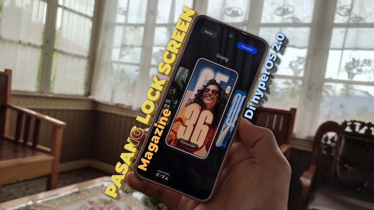 CARA AKTIFKAN LOCK SCREEN MAGAZINE DI HYPEROS 2.0 - YouTube